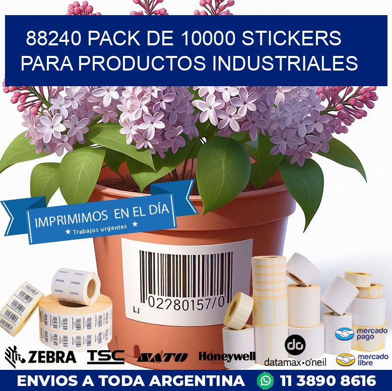 88240 PACK DE 10000 STICKERS PARA PRODUCTOS INDUSTRIALES | Insumos Textiles