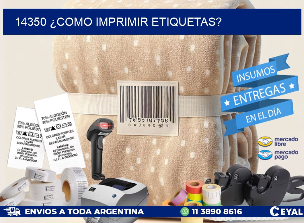 14350 ¿COMO IMPRIMIR ETIQUETAS? | Insumos Textiles