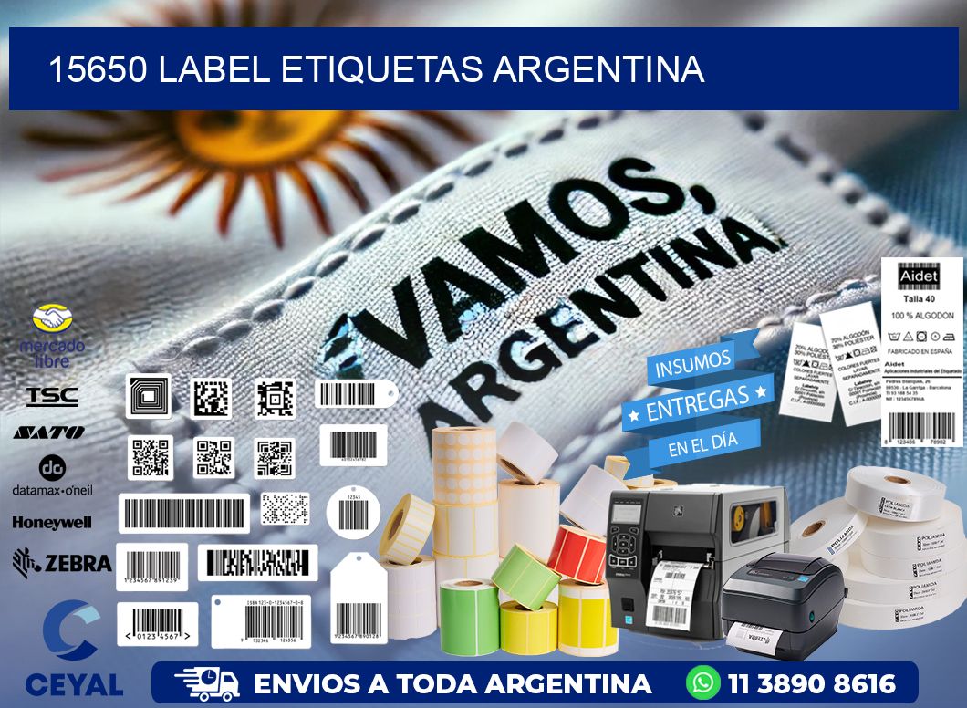 15650 LABEL ETIQUETAS ARGENTINA | Insumos Textiles